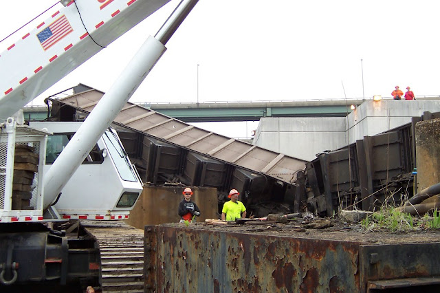 Industrial History: Three Levels (Triple Crossing) of Trunk Line ...