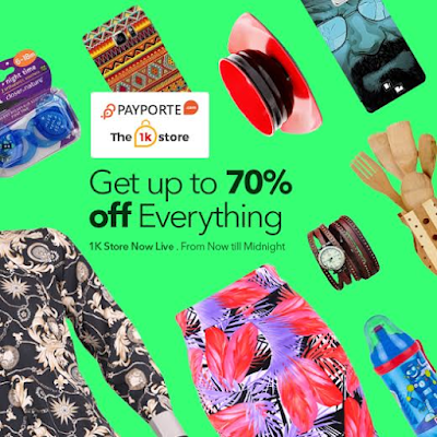 The PayPorte 1KStore is now open!!! Great prices of Up to 70% off!!!