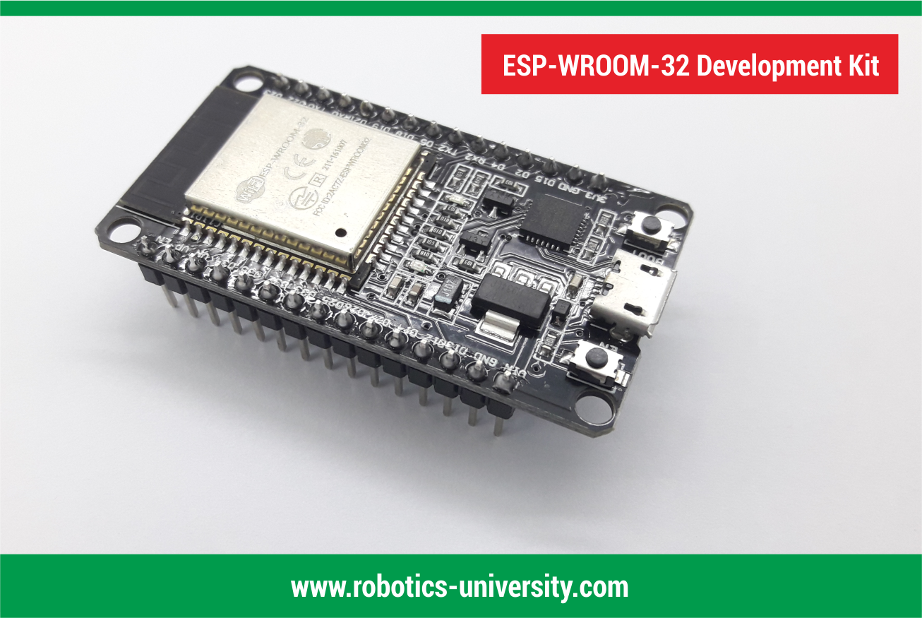 ESP-WROOM-32 Development Kit - WiFi and Bluetooth Low Energy (BLE ...
