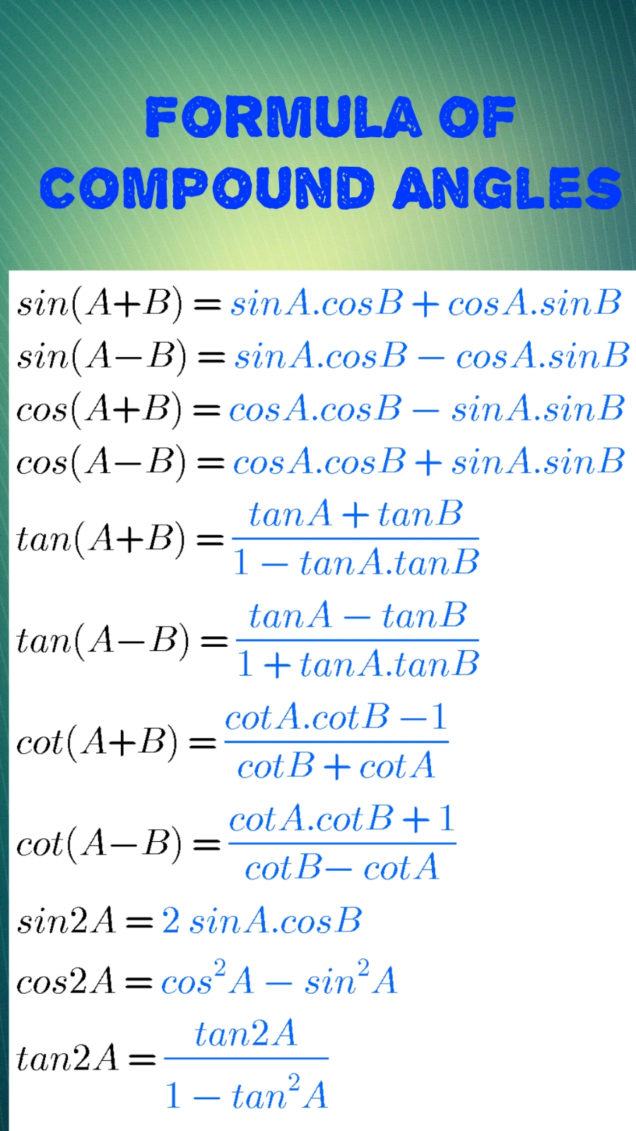 If tanA= 5/6 and tanB = 1/11, prove that: A+B = 45° | Trigonometric ...