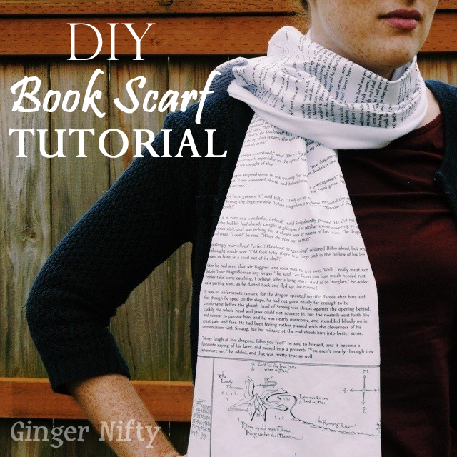 DIY Book Scarf Tutorial