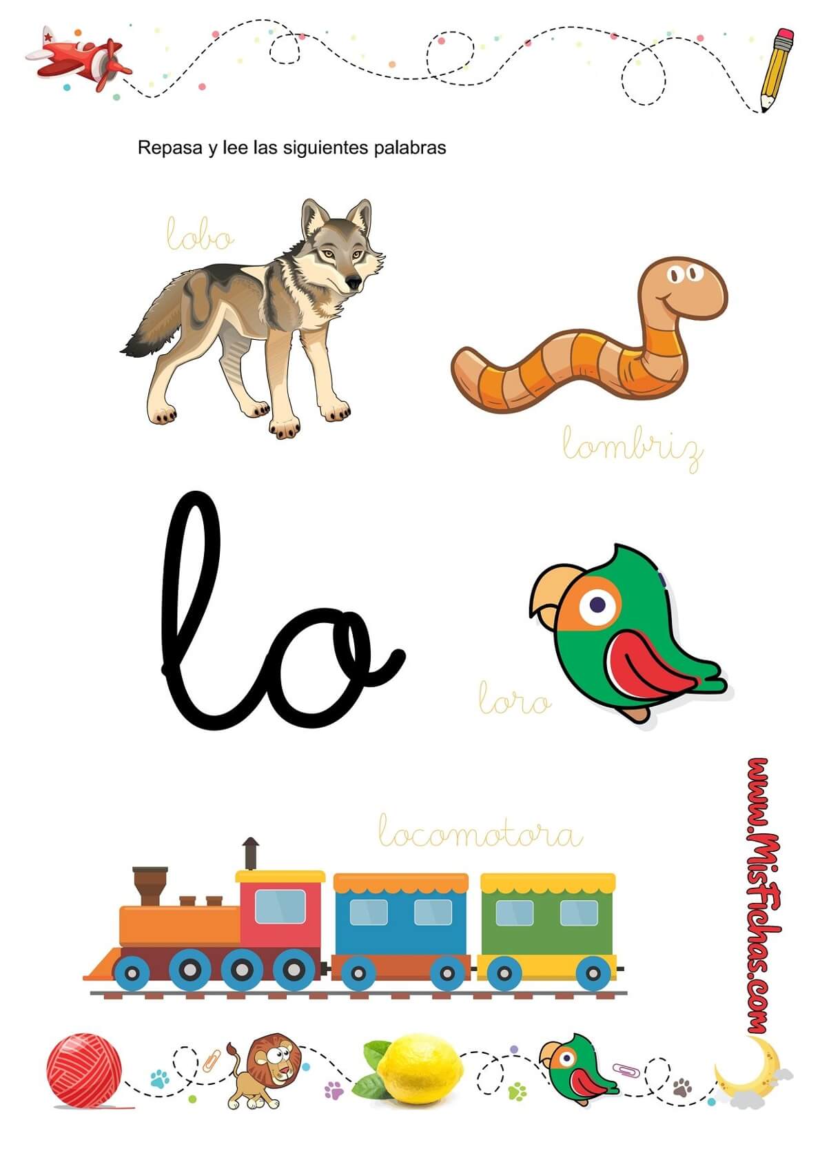 Fichas para Sílabas La Le Li Lo Lu | Materiales Educativos para Maestras