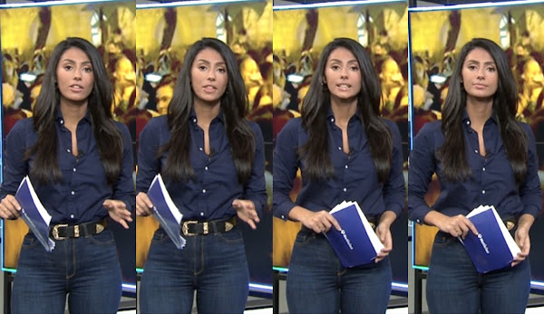 Miss Presentadoras TV: Noor Ben Yessef. A3 Noticias de la Mañana (14/4/21)