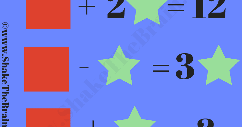 Simple Picture Math Brain Teaser: Puzzle Challenge