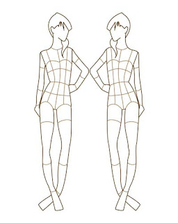 Croquis fashion: corpo de croqui
