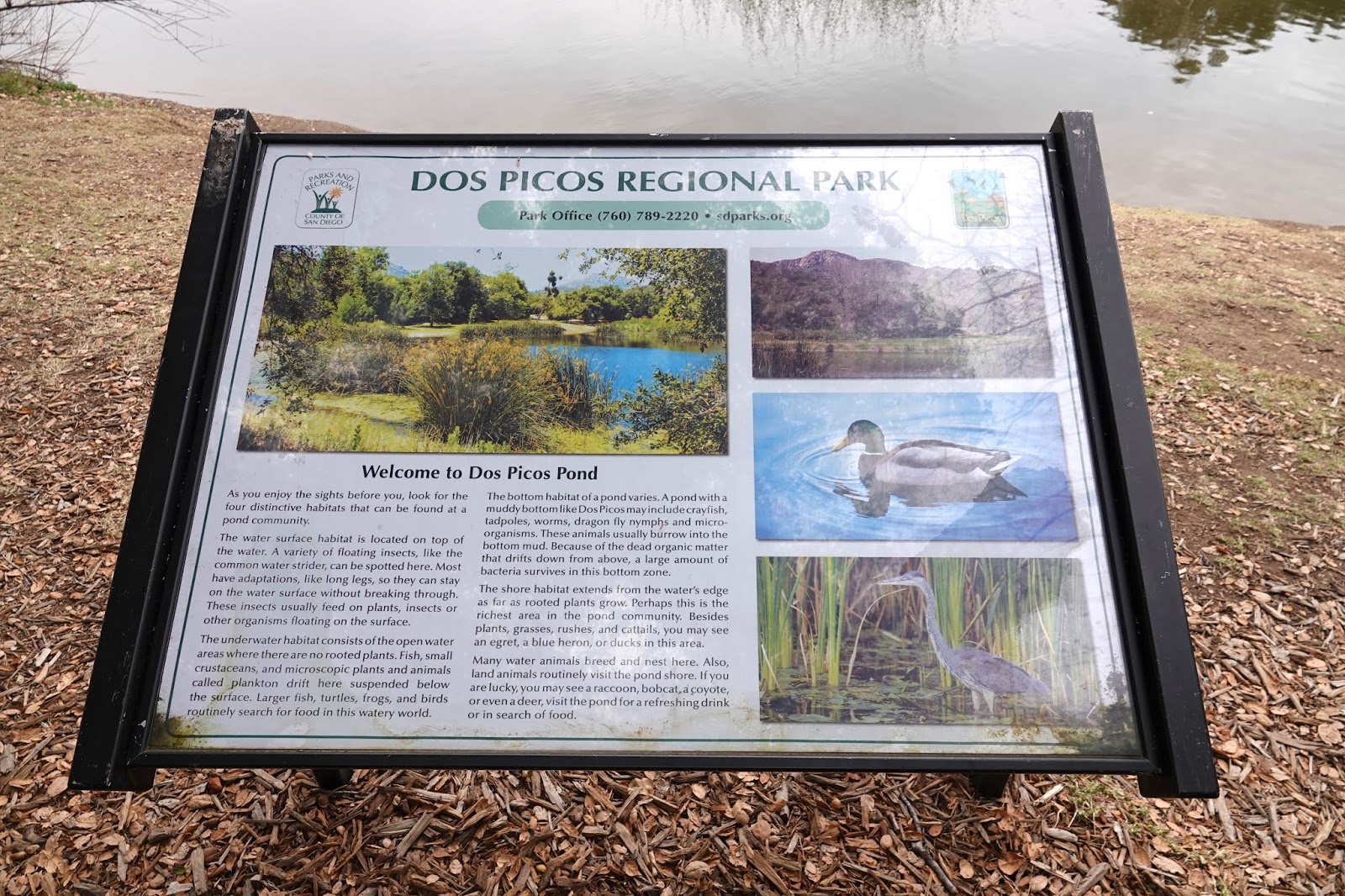 Lakes, Ponds & Pools Master Page: Informational Signs