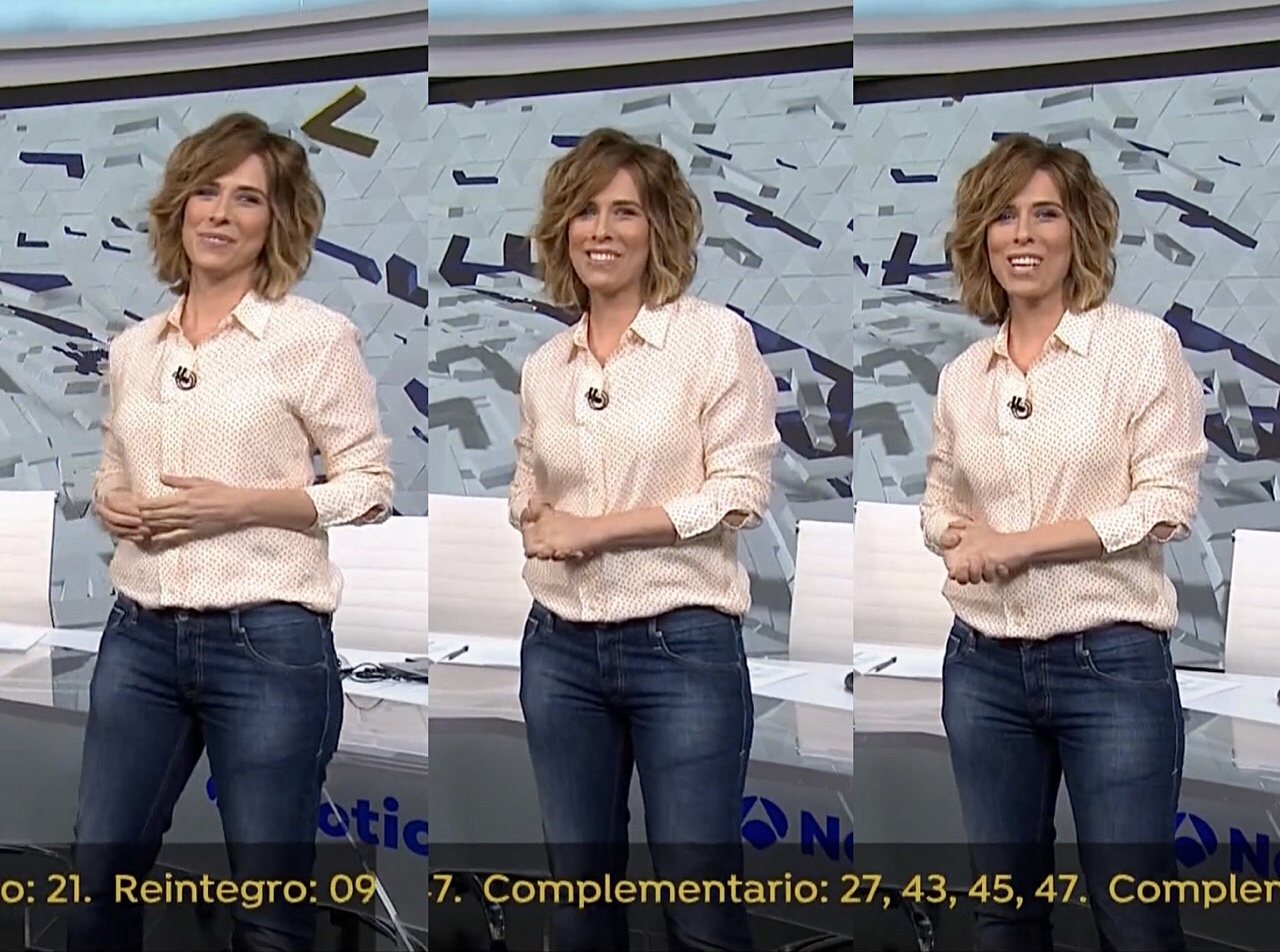 Miss Presentadoras TV: María José Sáez. A3 Noticias de la Mañana (15/1/21)