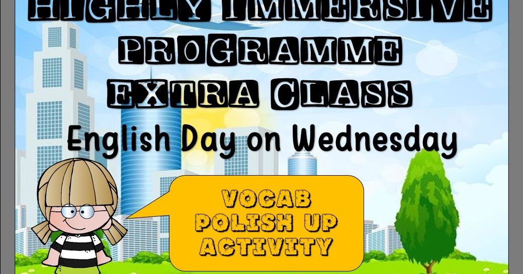 KHAIDARWISY'S COLLECTION: HIGHLY IMMERSIVE PROGRAMME EXTRA CLASS SET 1