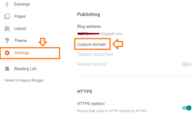 How To Redirect Blogspot To Custom Domain Set Up A Third Party Url