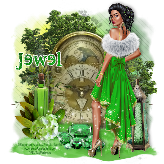 Délire2scrap Tutorials: FTU - Evening Emerald