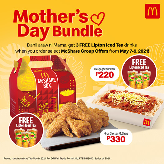 Manila Shopper: McDo Mother's Day 2021 Promo