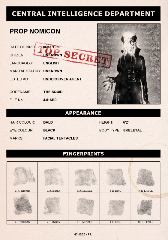 Propnomicon: Intelligence Dossier Generator