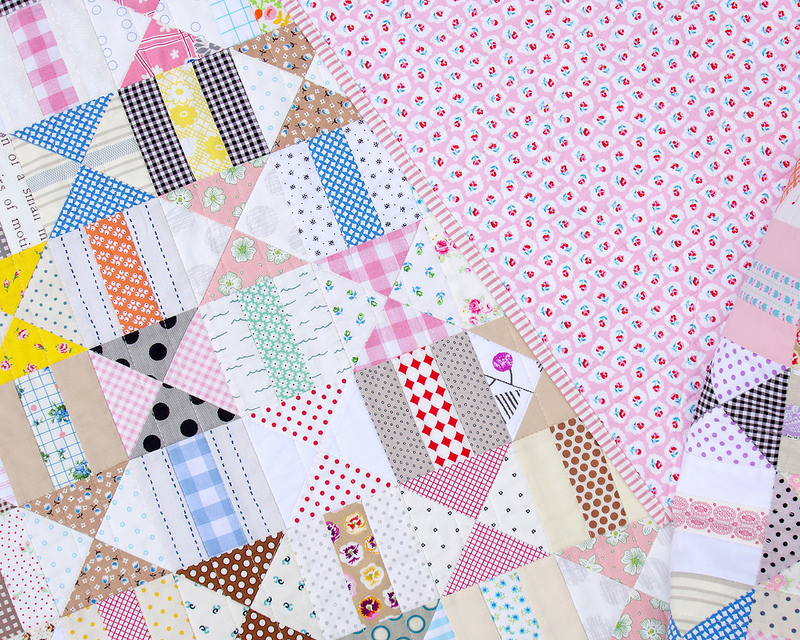 Red Pepper Quilts: Two Block Patchwork Quilt - The Finished Quilt