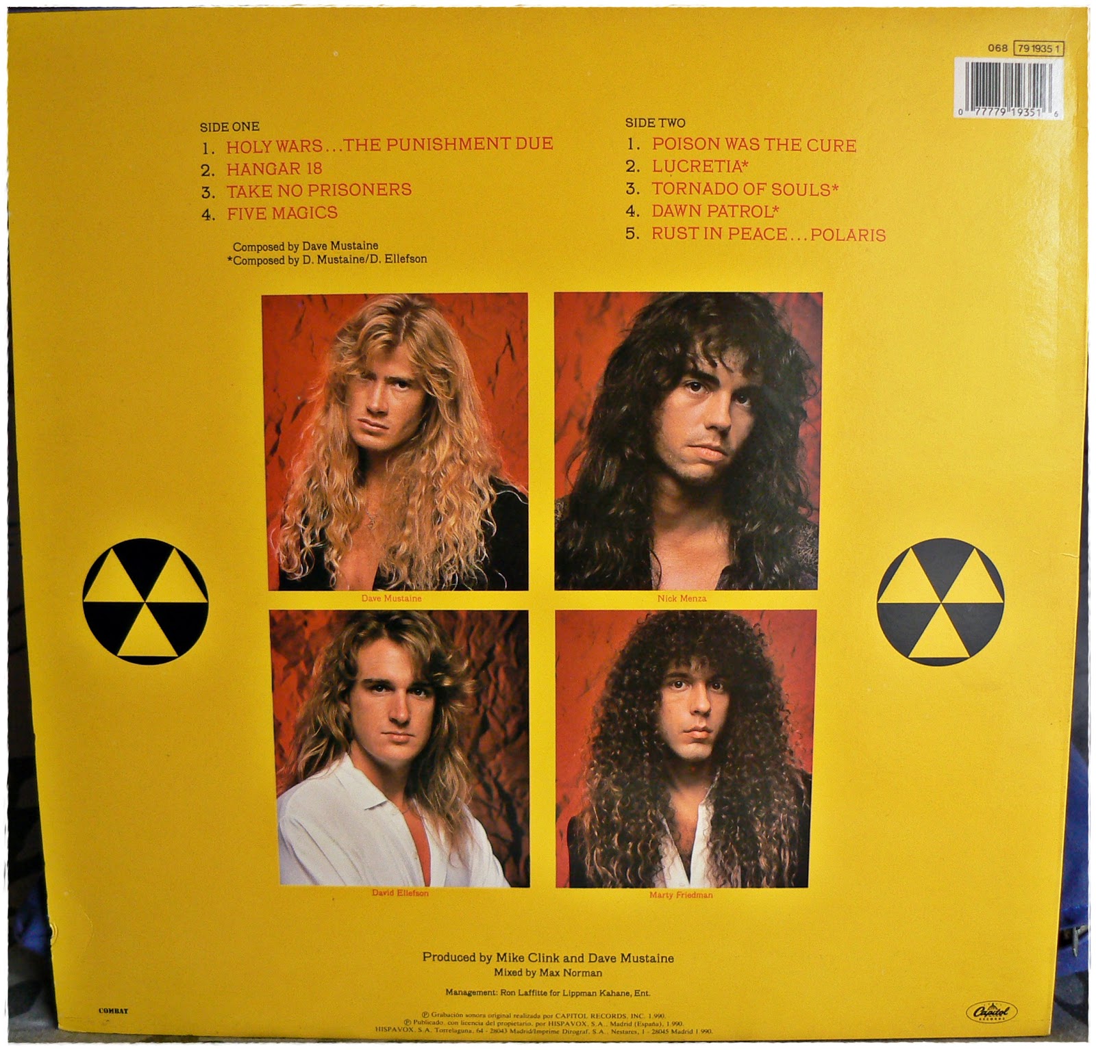 Megadeth – Rust in peace (1990) + Hangar 18