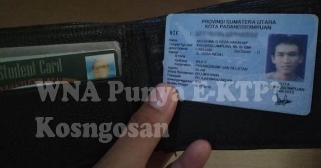 Syarat dan Cara Mengurus E-KTP bagi WNA di Indonesia - KOSNGOSAN