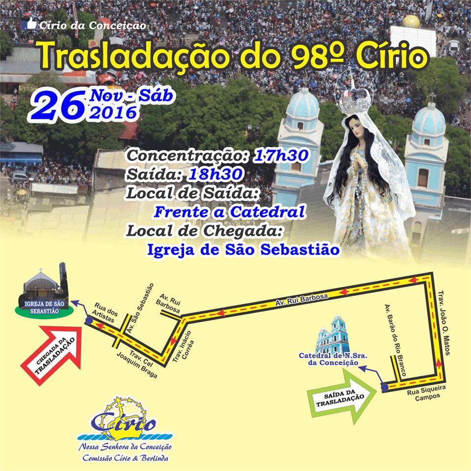 Nossa Senhora Da Conceição Santarém Pa Círio De Número 98 De Nossa