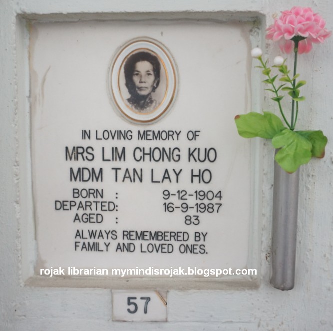 Tan Lay Ho (Mount Vernon Columbarium)