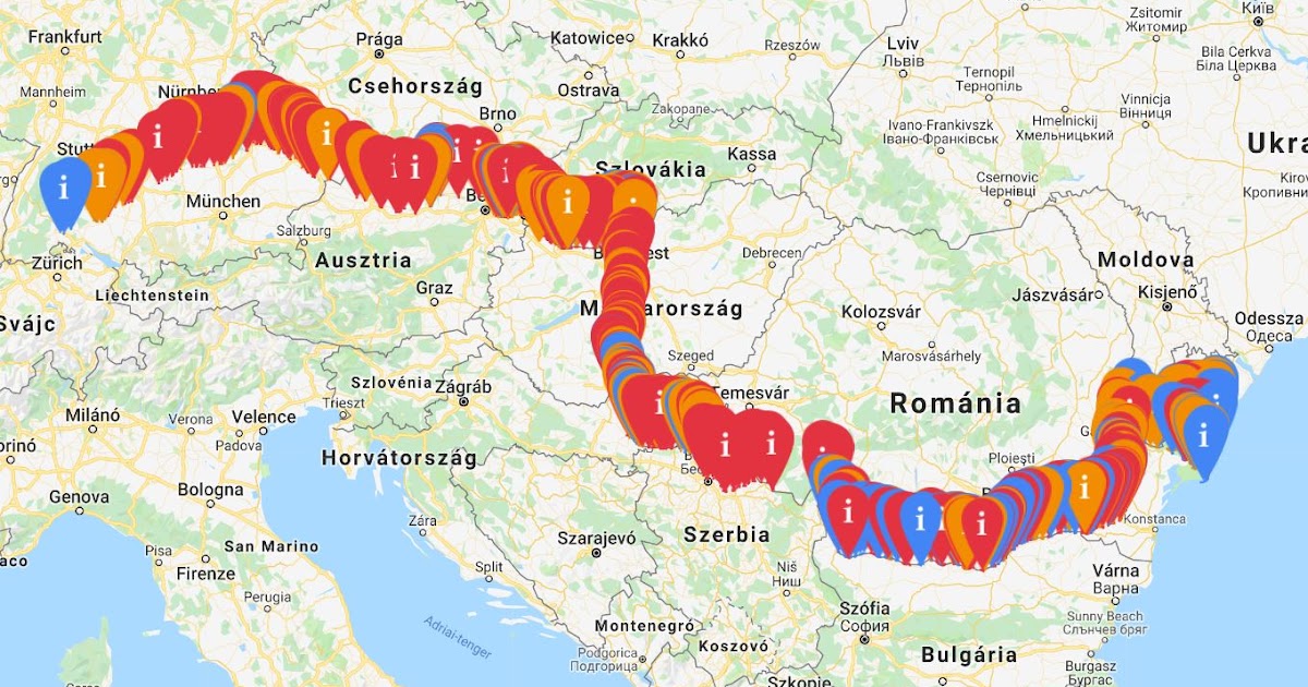Dunai Szigetek: Térképtár