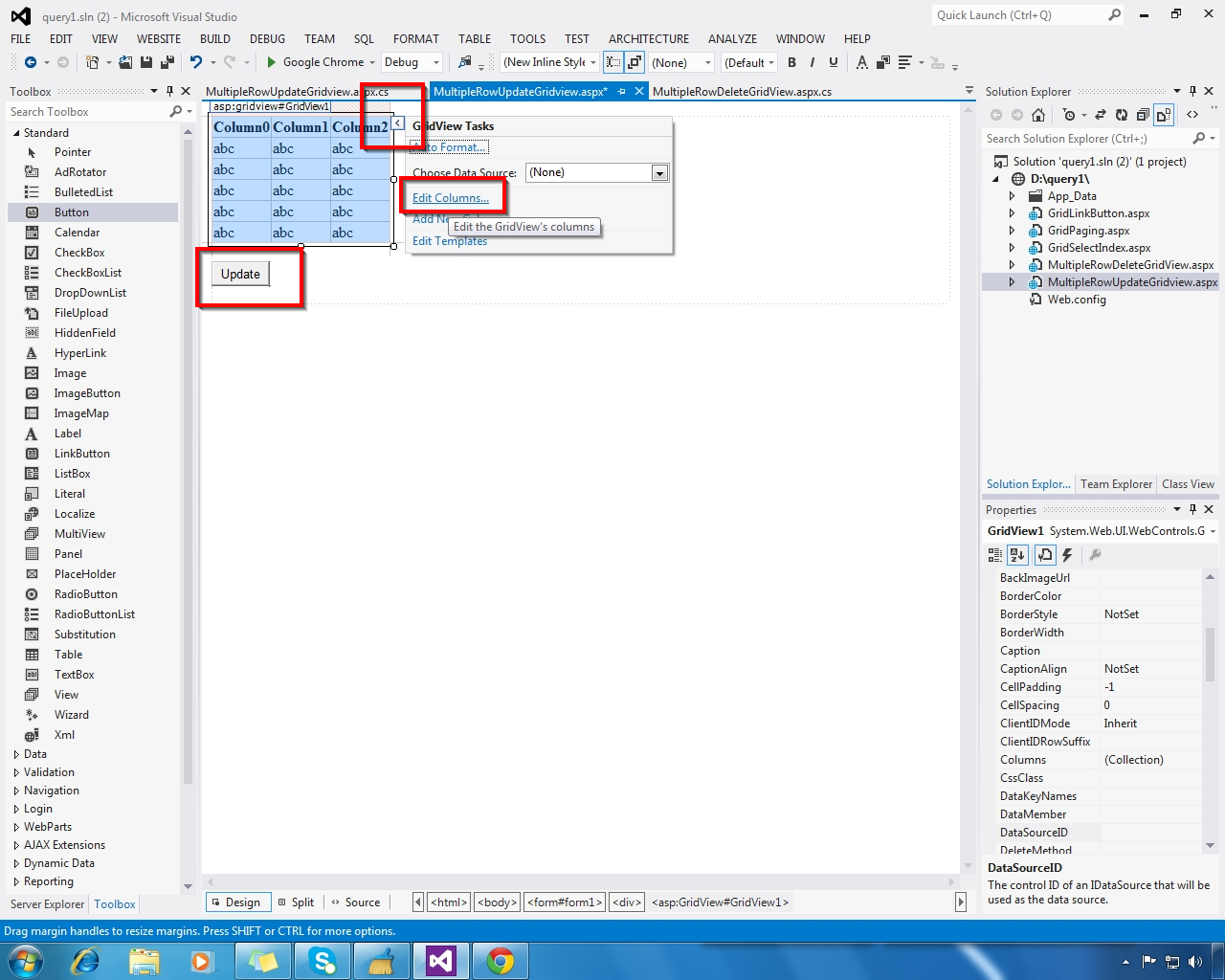 Update Multiple Rows in GridView With CheckBox Selection With ... Update Multiple Rows in GridView With CheckBox Selection With ...