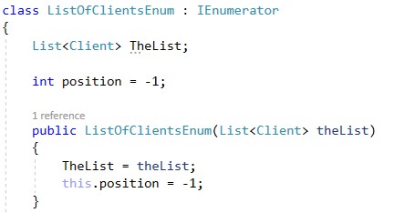C# IEnumerator and IEnumerable interfaces