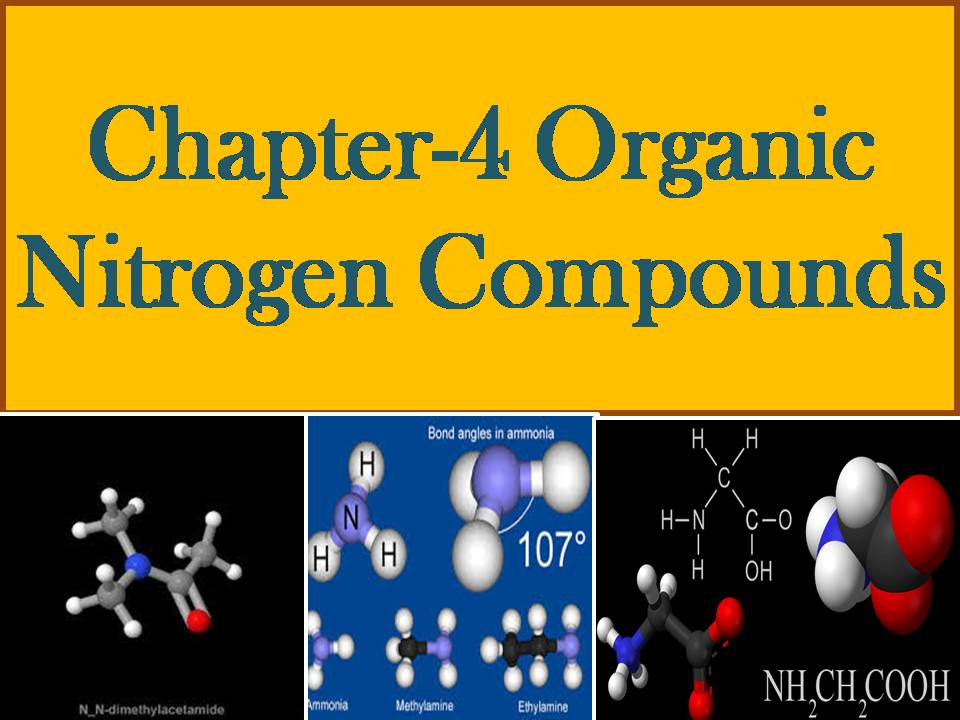 Grade 12: CHAPTER -4 NITROGEN COMPOUNDS. SEMESTER -1