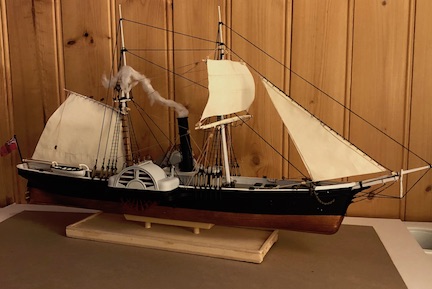 Rick Bethell's Blog: Side-wheel Paddle Steamship