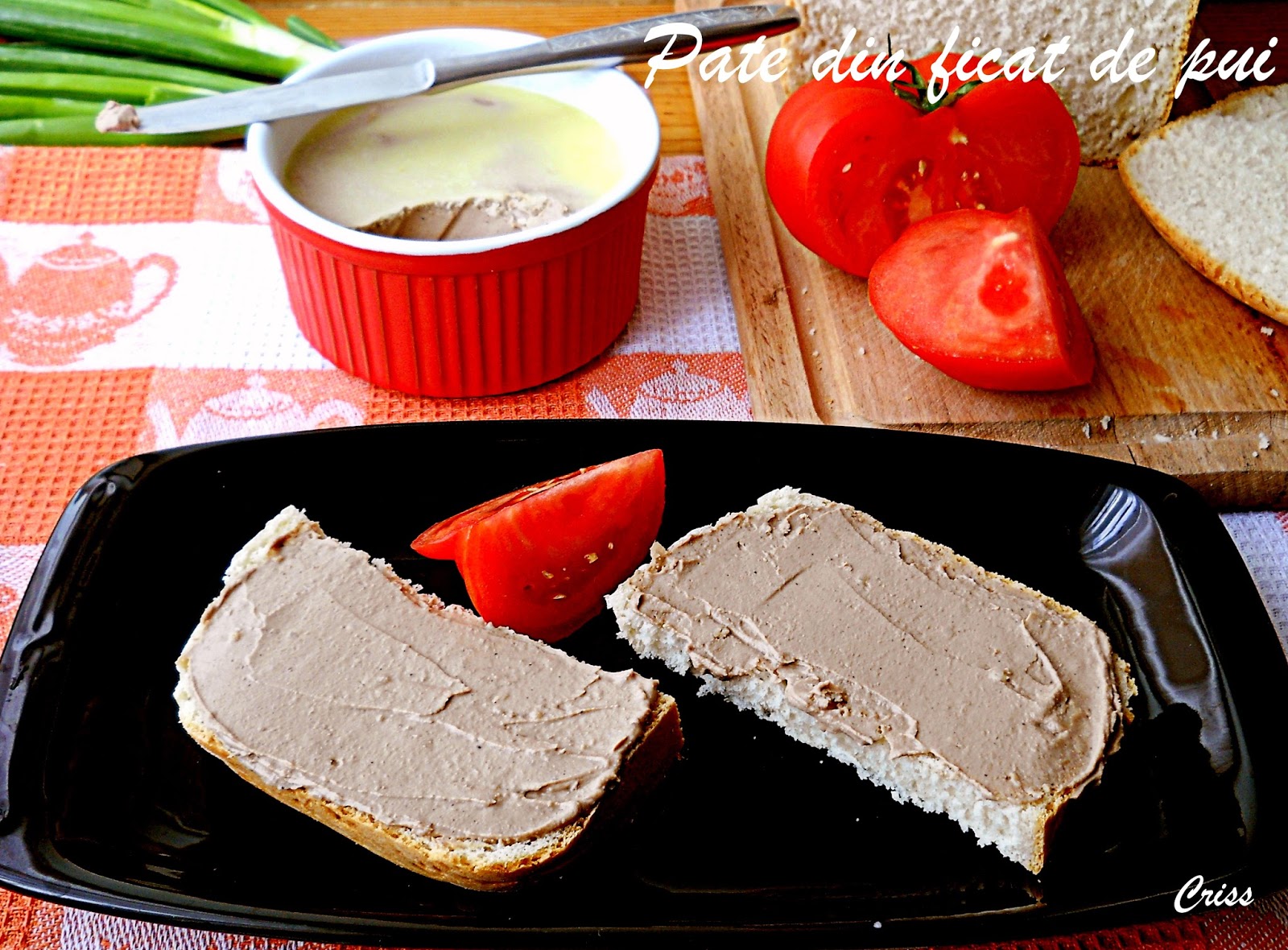 Arome si culori : Pate din ficat de pui