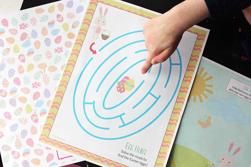 3 Printable Easter Activities Your Kids Will Love | Sunny Day Family