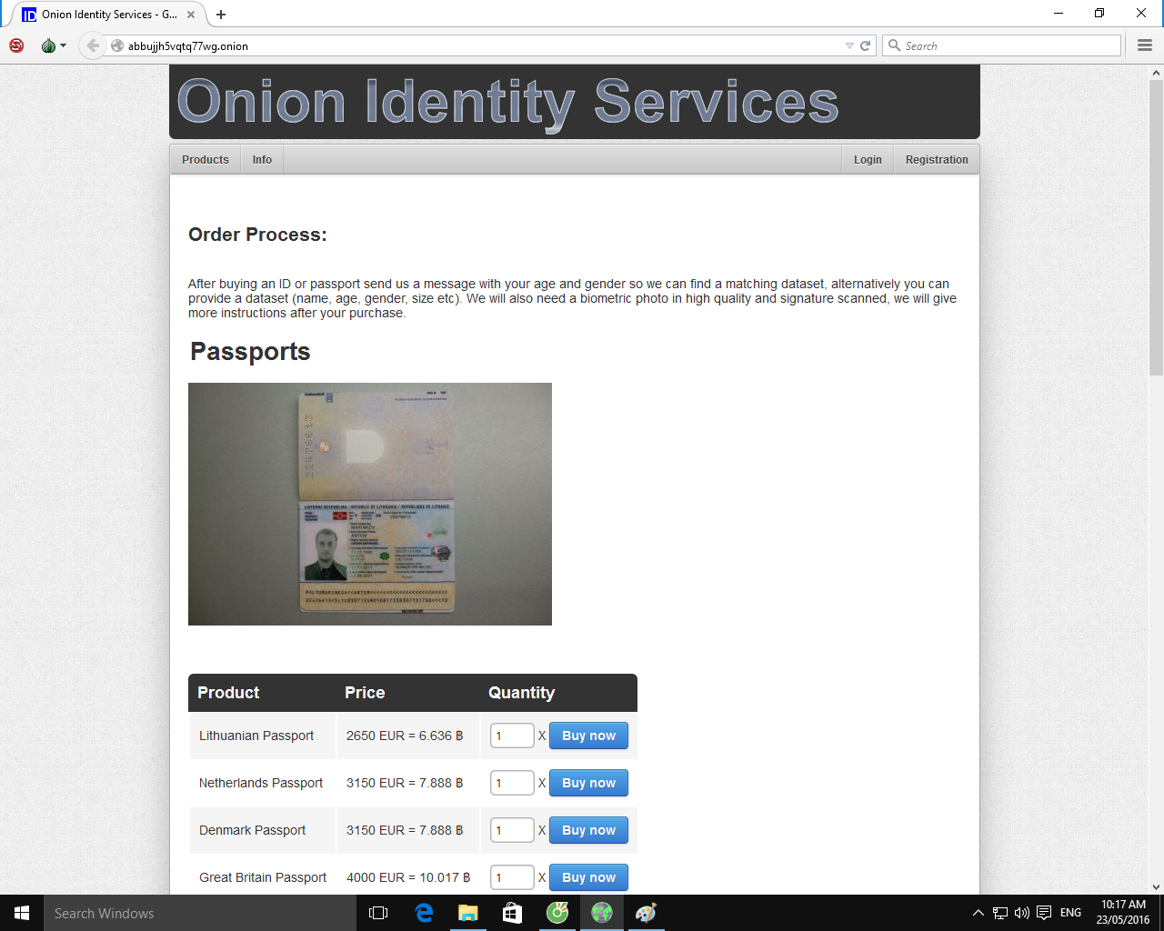 Onion Identify Services - QuanTran's Library