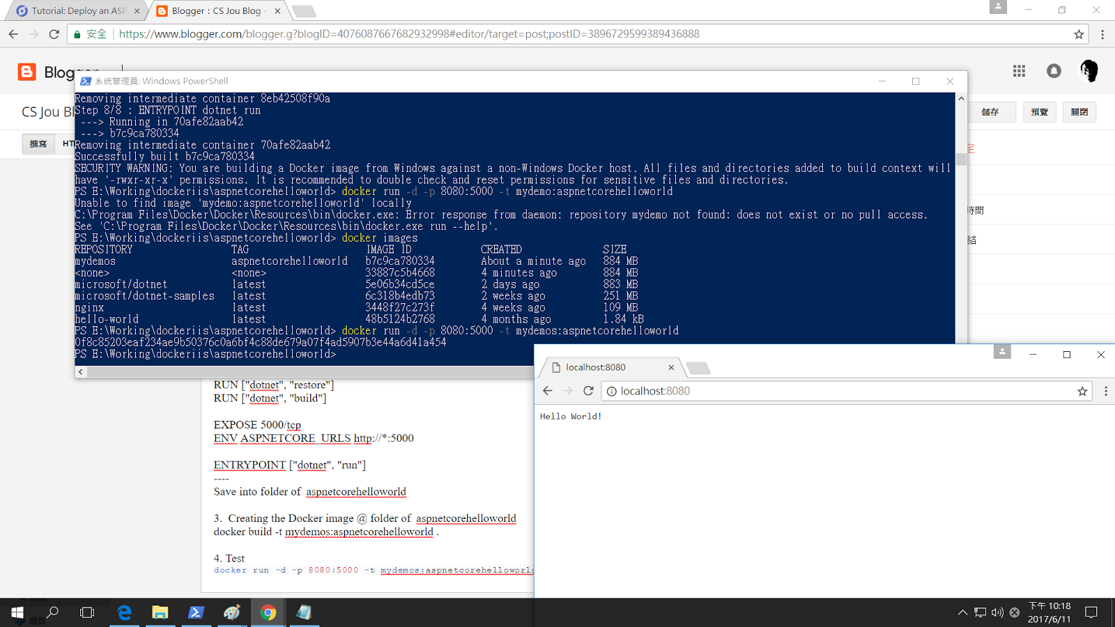 Cs Jou Blog Deploy An Asp Core Application On Linux With Docker I