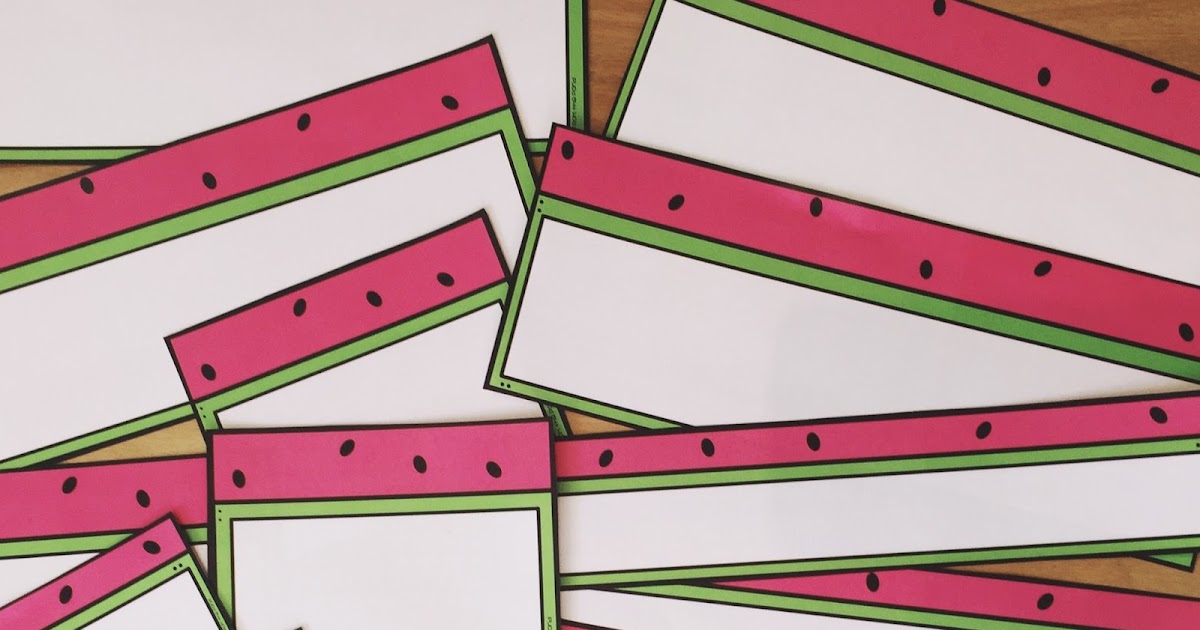 Classroom Labels | From the Pond