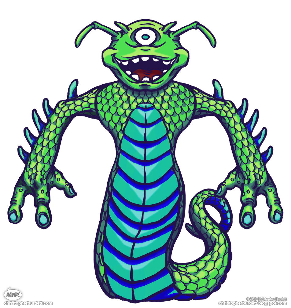 The DOODLES, DESIGNS, and aRT of CHRISTOPHER BURDETT: Monster P.I.