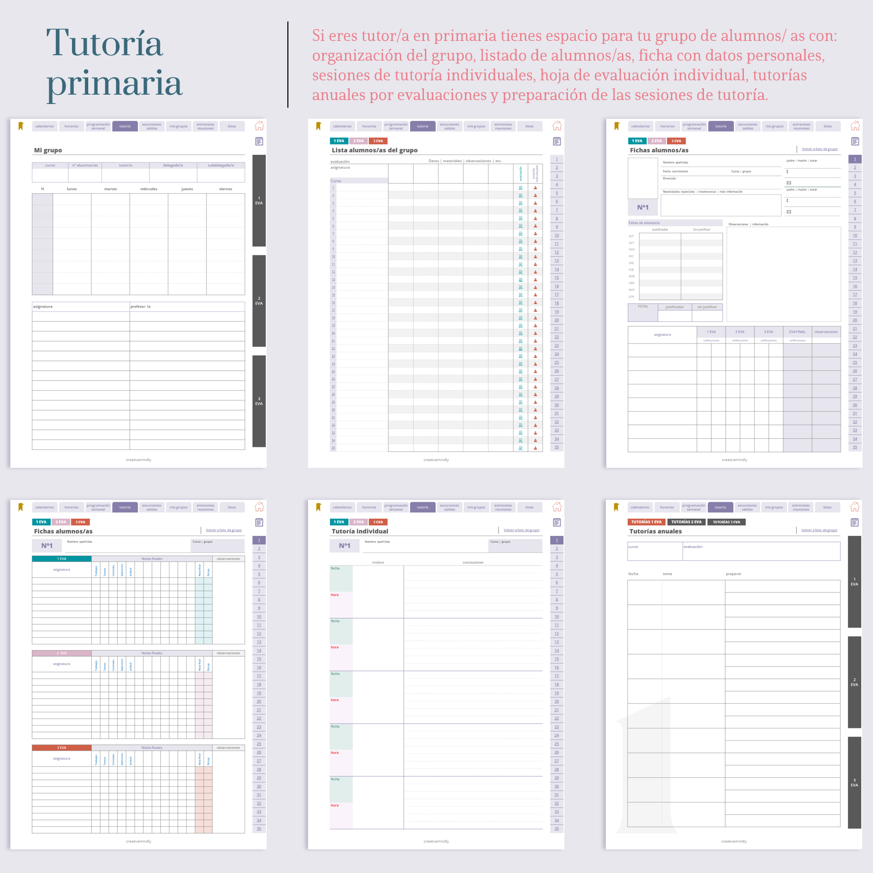 Creative Mindly: Cuaderno de profe digital 2021 2022