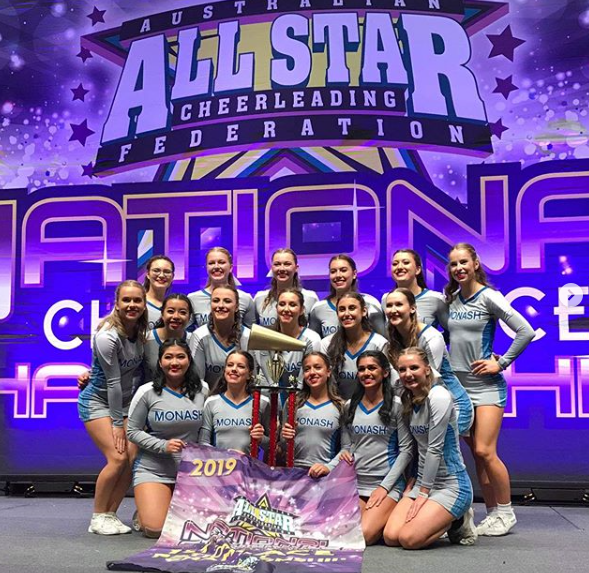 Monash University are Cheerleading Champions!