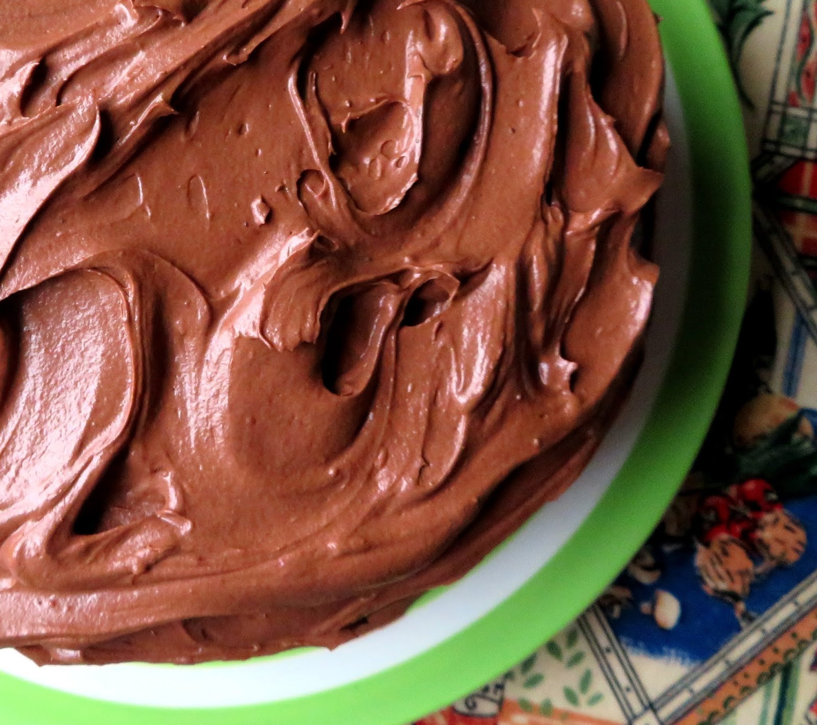 Golden Layer Cake with Chocolate Frosting