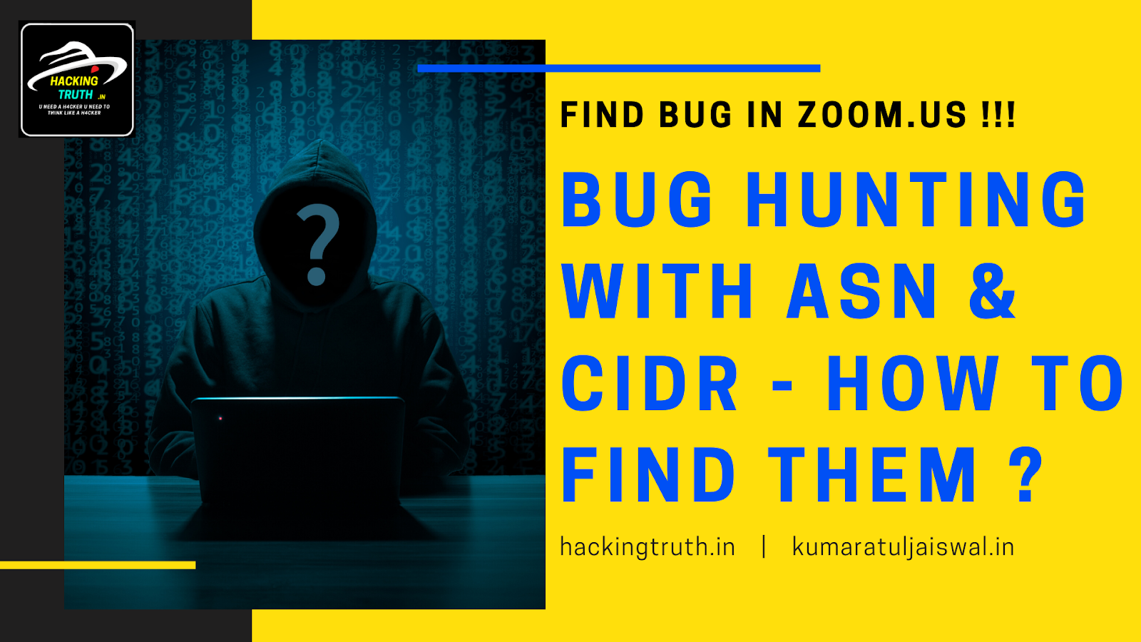 Bug hunting in zoom with ASN & CIDR - How to find them