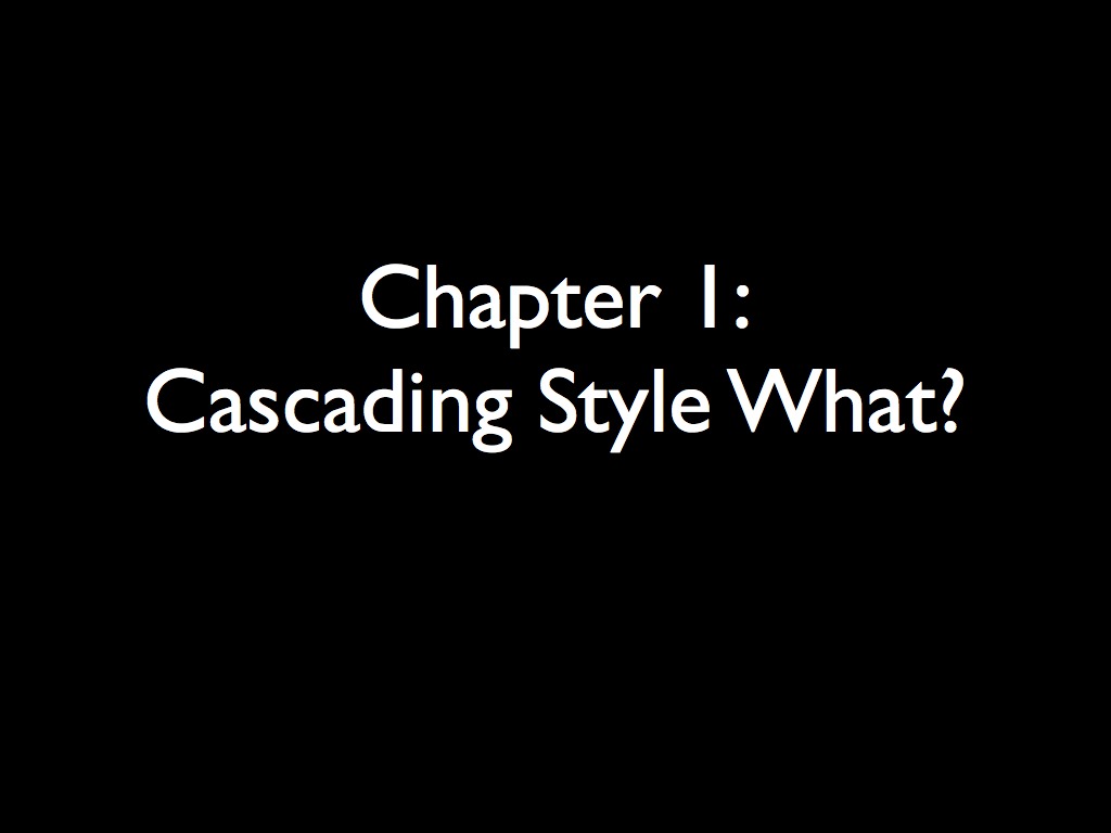 Mister Wilson's Web Design Class: New Assignment: CSS Basics