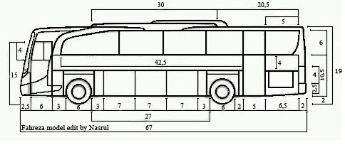 desain: Cara Membuat Miniatur Bis Full Spek Standard