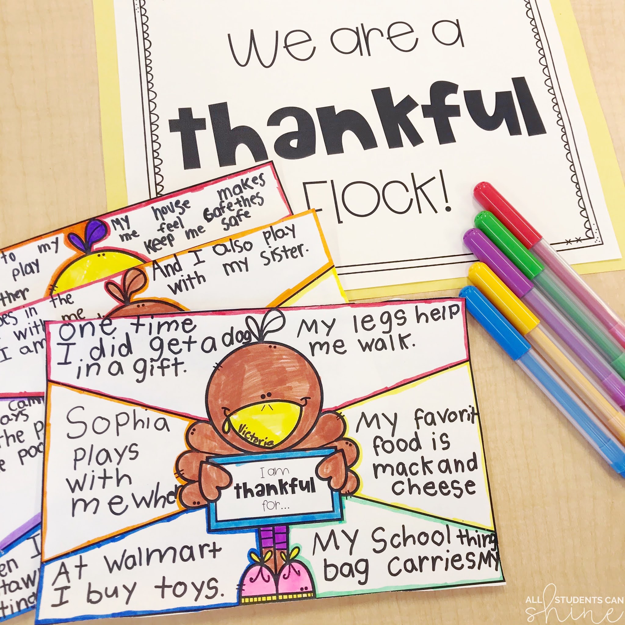Freebie Alert! Thanksgiving Writing Activity for Primary Grades - All ...