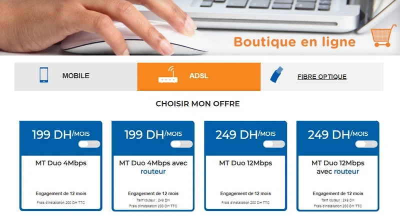 Maroc Telecom lance sa boutique en ligne: ADSL, Fibre, Forfaits Mobiles - Tic Maroc