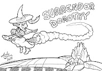 Art by Andy Bauer: Surrender Dorothy