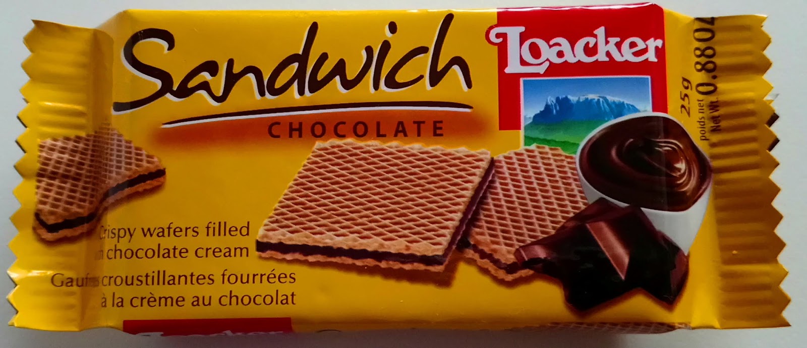 Chwile zasłodzenia: wafelki Loacker Sandwich Dark Chocolate; Chocolate ...