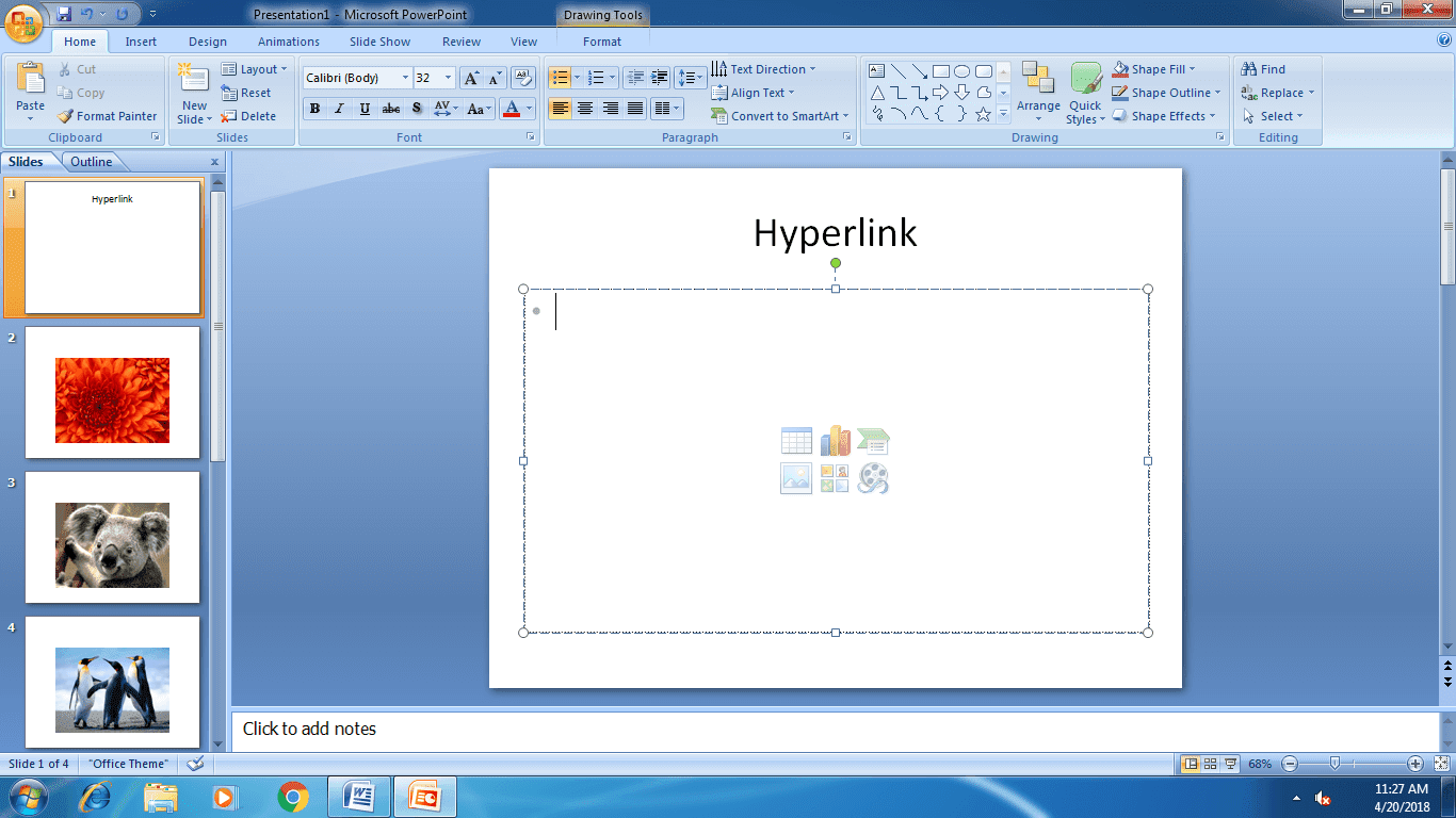 Cara Menggunakan Hyperlink pada Power Point