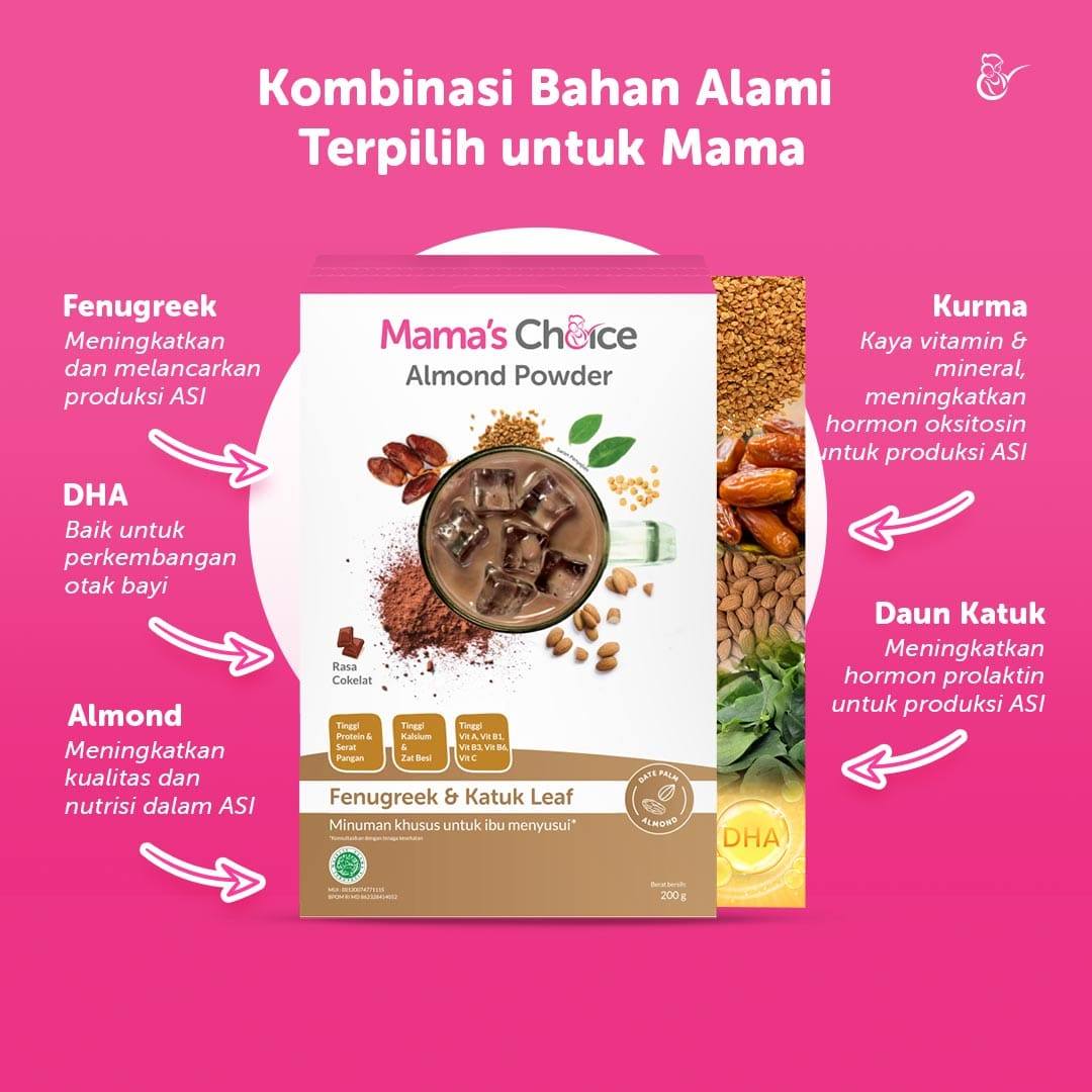 Review ASI Booster Mama's Choice Almond Powder - Sweet Home