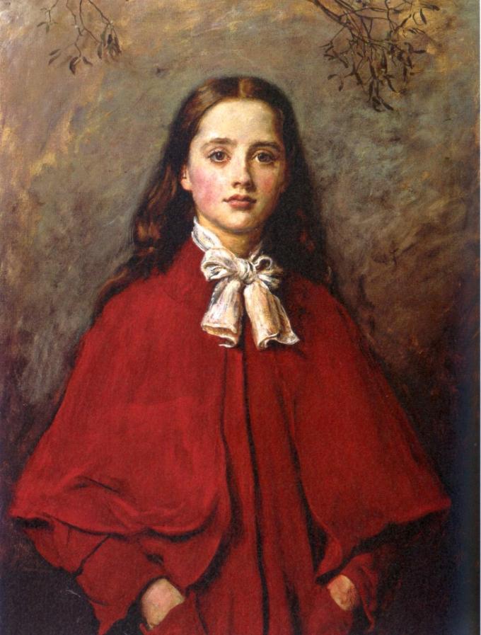 Pre Raphaelite Influenced Art: John Everett Millais - Bright Eyes