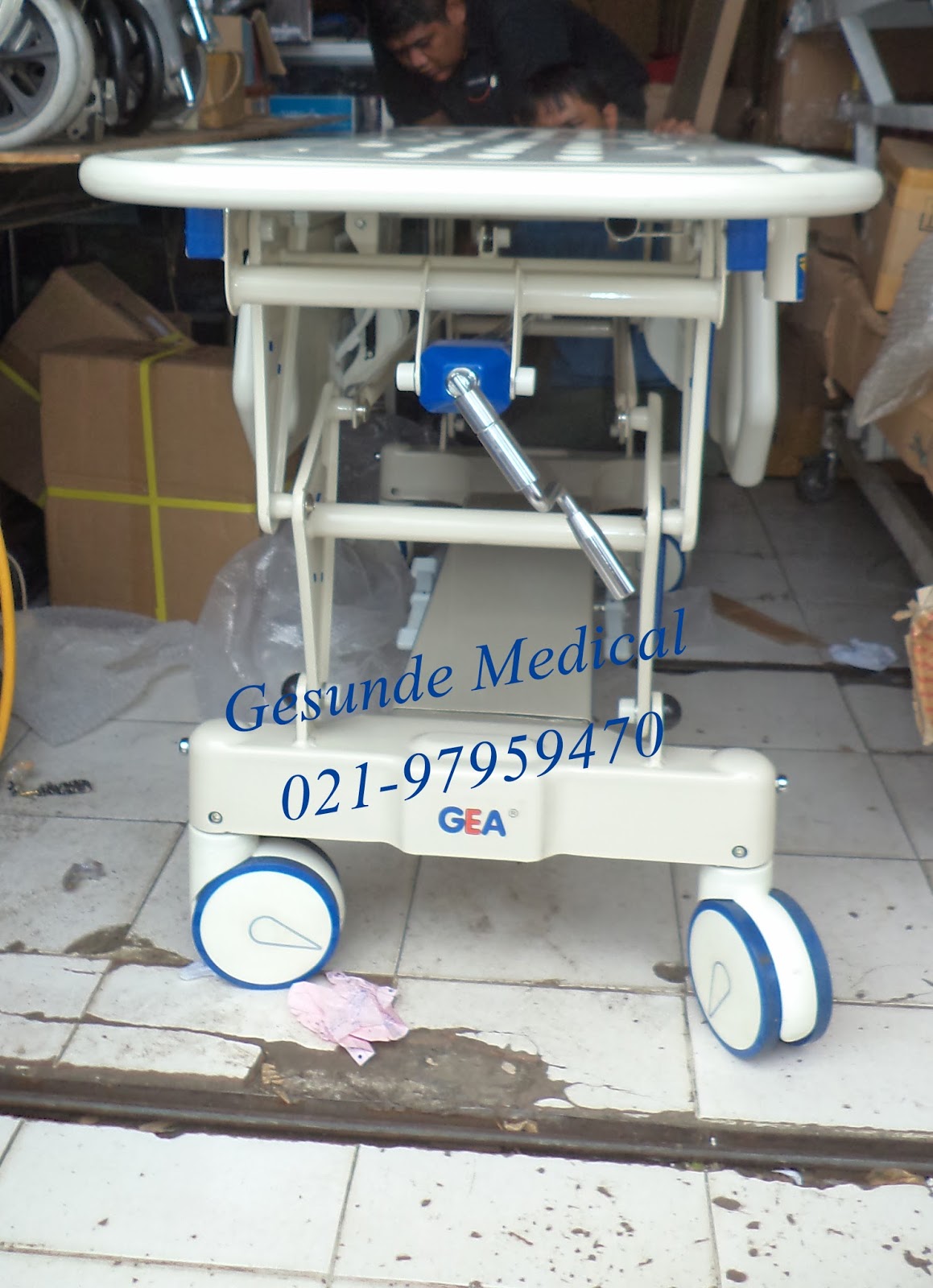 Brankar ABS Deluxe (Emergency Bed YQC-2R) Rumah Sakit - Toko Medis Jual ...