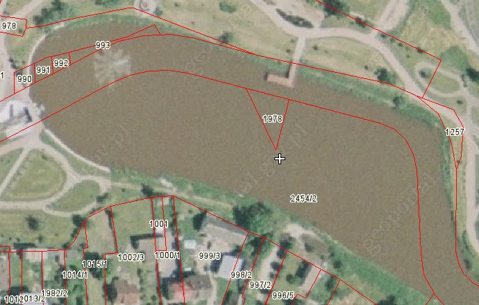 Zambrów - nie zawsze krytycznie.: Zmiany przebiegu rzeki Jabłonka.