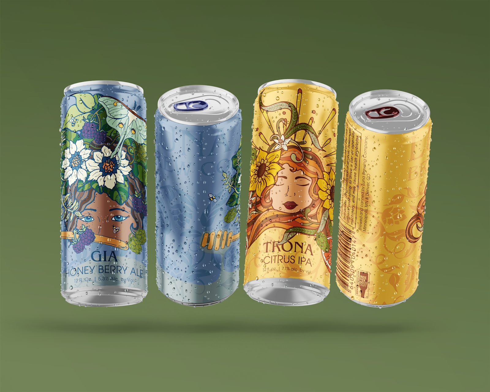 Luna Brewing Beer – Packaging Of The World