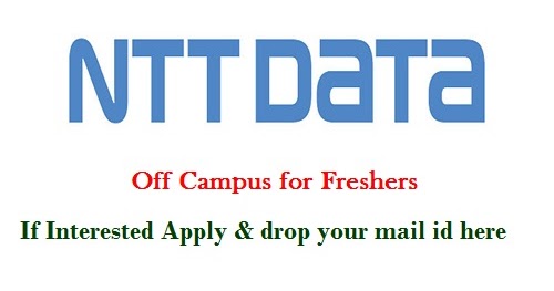NTT DATA Hiring Freshers as Software Developer @ Hyderabad / Bangalore ...
