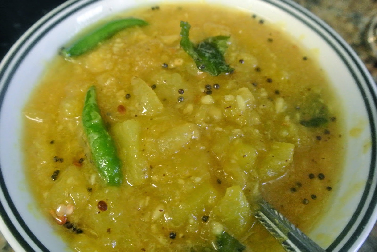 Praba's yummy experiments: Peerkangai muttai podimas/Ridge gourd with ...